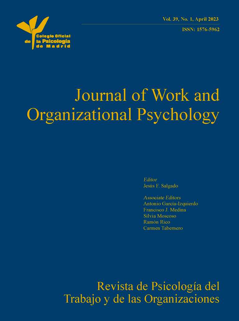Revista Journal of Work and Organizational Psychology